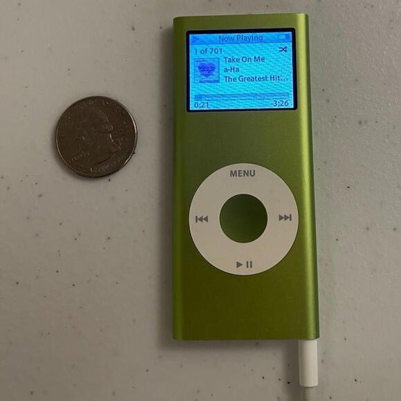Apple | Portable Audio & Video | Green Apple Ipod Nano 4gb | Poshmark
